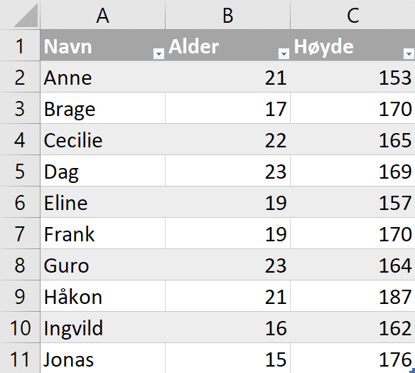 Hvordan fargelegge annenhver rad i Excel - EnkelEksamen